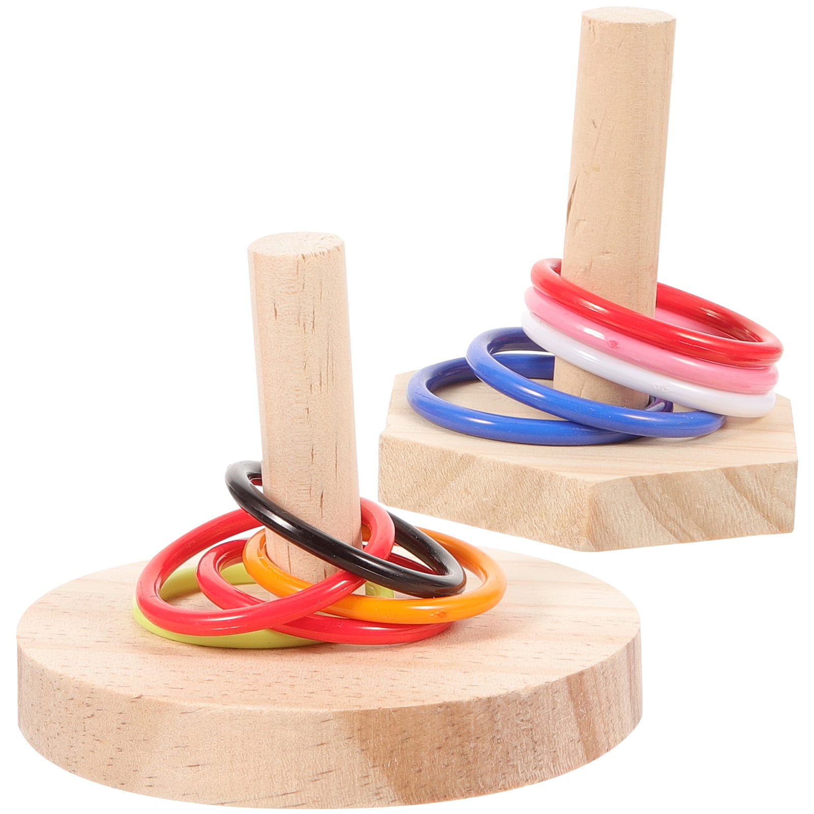 2 Set of Bird Trick Toy Parrot Wooden Ring Tower Toy Parrot Parakeet ... 2 Set of Bird Trick Toy Parrot Wooden Ring Tower Toy Parrot Parakeet ...