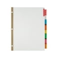 Staples Big Tab Insertable Paper Dividers 8-Tab Multicolor (13492/11123 ...
