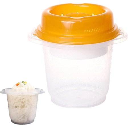 Microwave Rice Cooker, 900ml Small Micro Cooker Rice Cooker Microwave ...