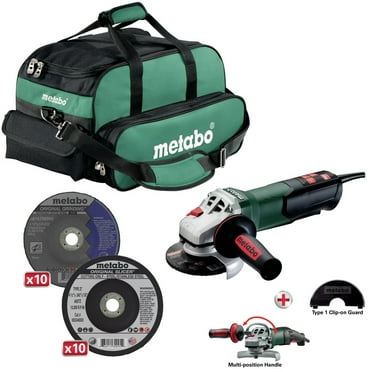 Metabo 4.5-Inch Angle Grinder - 10,500 Rpm - 8.5 Amp With Non-Lock ...