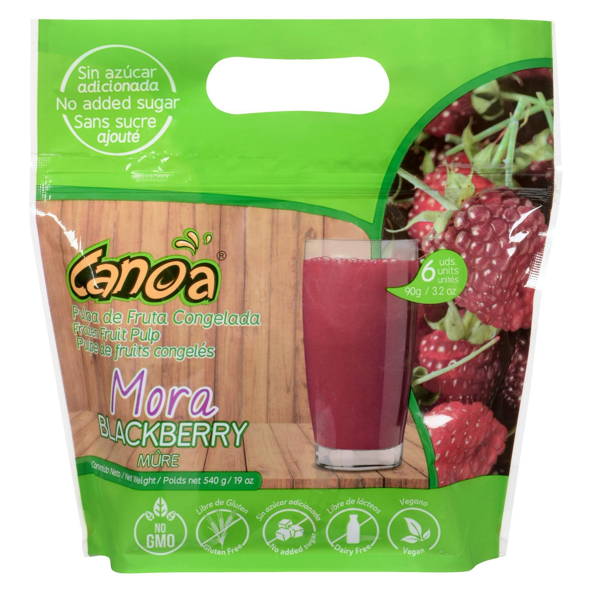 Click here for Canoa Frozen Blackberry Pulp 90 G prices