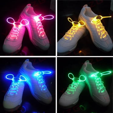 IC ICLOVER 5 Pairs Waterproof Luminous LED Shoelaces Fashion Light up ...