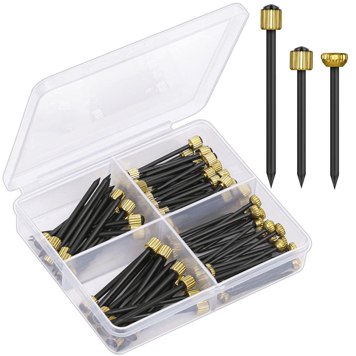 Click here for Unbranded 90pcs Picture Hanging Nails 3 Sizes Pict... prices