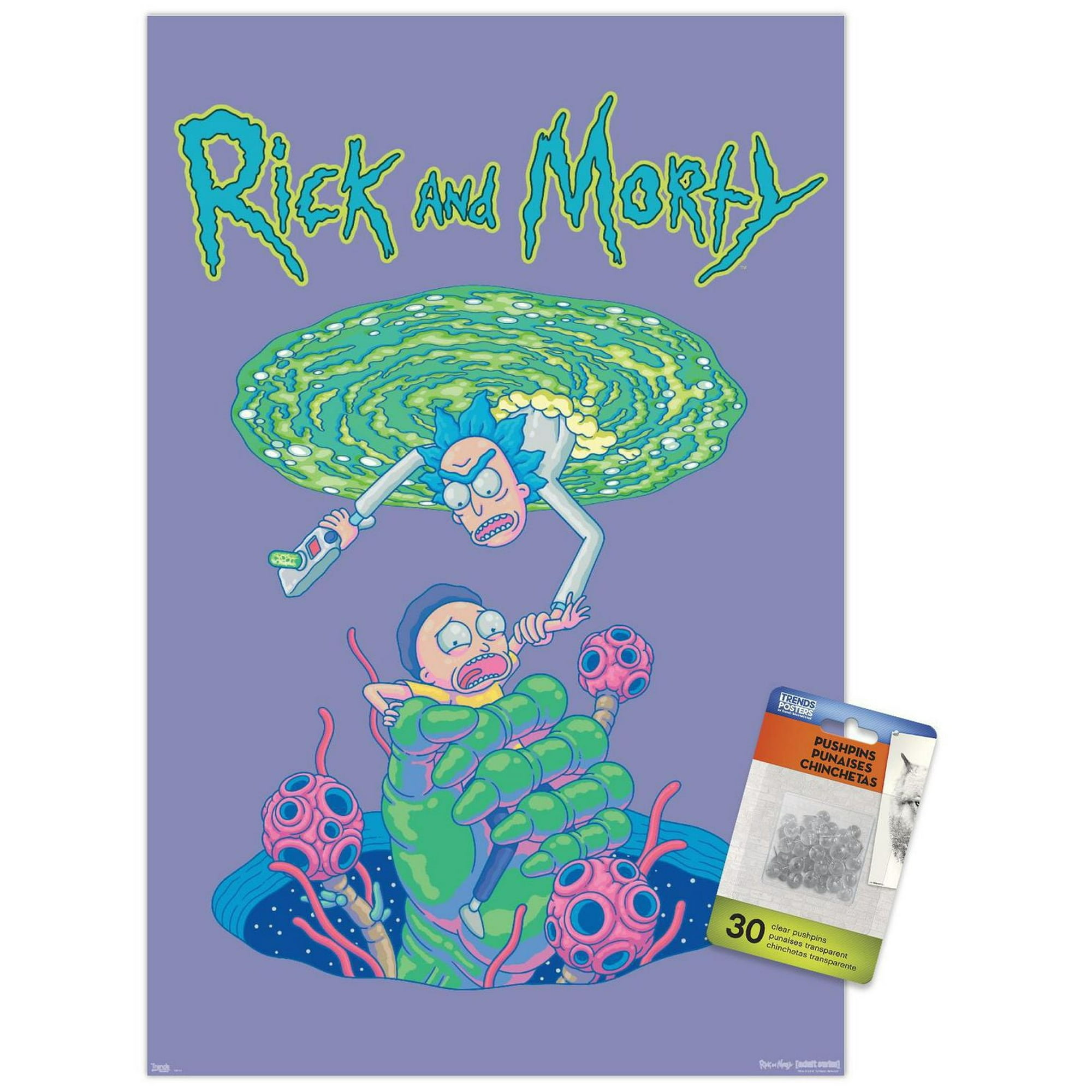 Click here for Trends International Rick And Morty - Portal Fall... prices