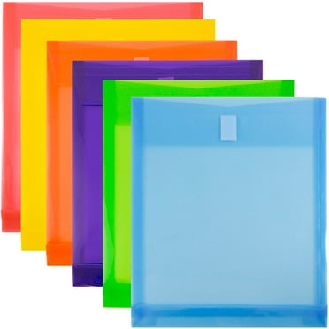 JAM Plastic Hook & Loop Envelopes, 9.8x13, 12/Pack, Yellow - Walmart.com