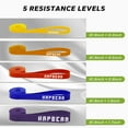 Pull Up Assistance Bands - Resistance Bands Set of 5 - Exercise Bands ...