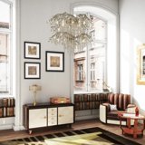 Golden Lighting Autumn Twilight 2-Tier 18-Light Chandelier in Black ...