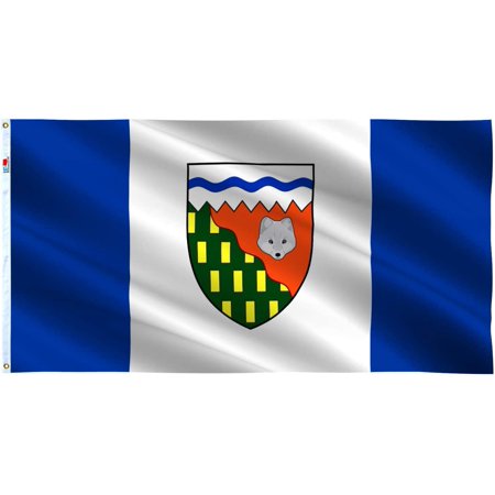 Rhungift Northwest Territories Flag 3X5 Ft,Canvas Header and Double ...