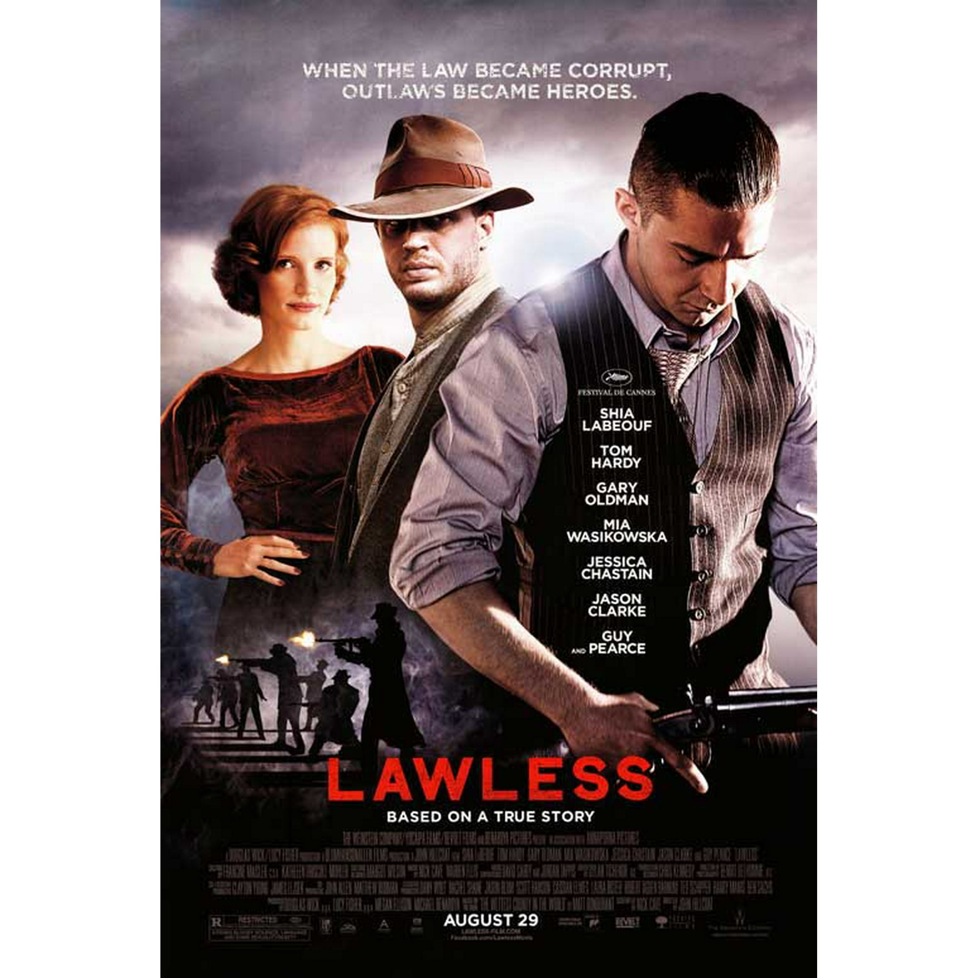 Tom Hardy Lawless Poster