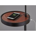 Adesso Oliver Wireless Charging Task Shelf Floor Lamp - Walmart.com