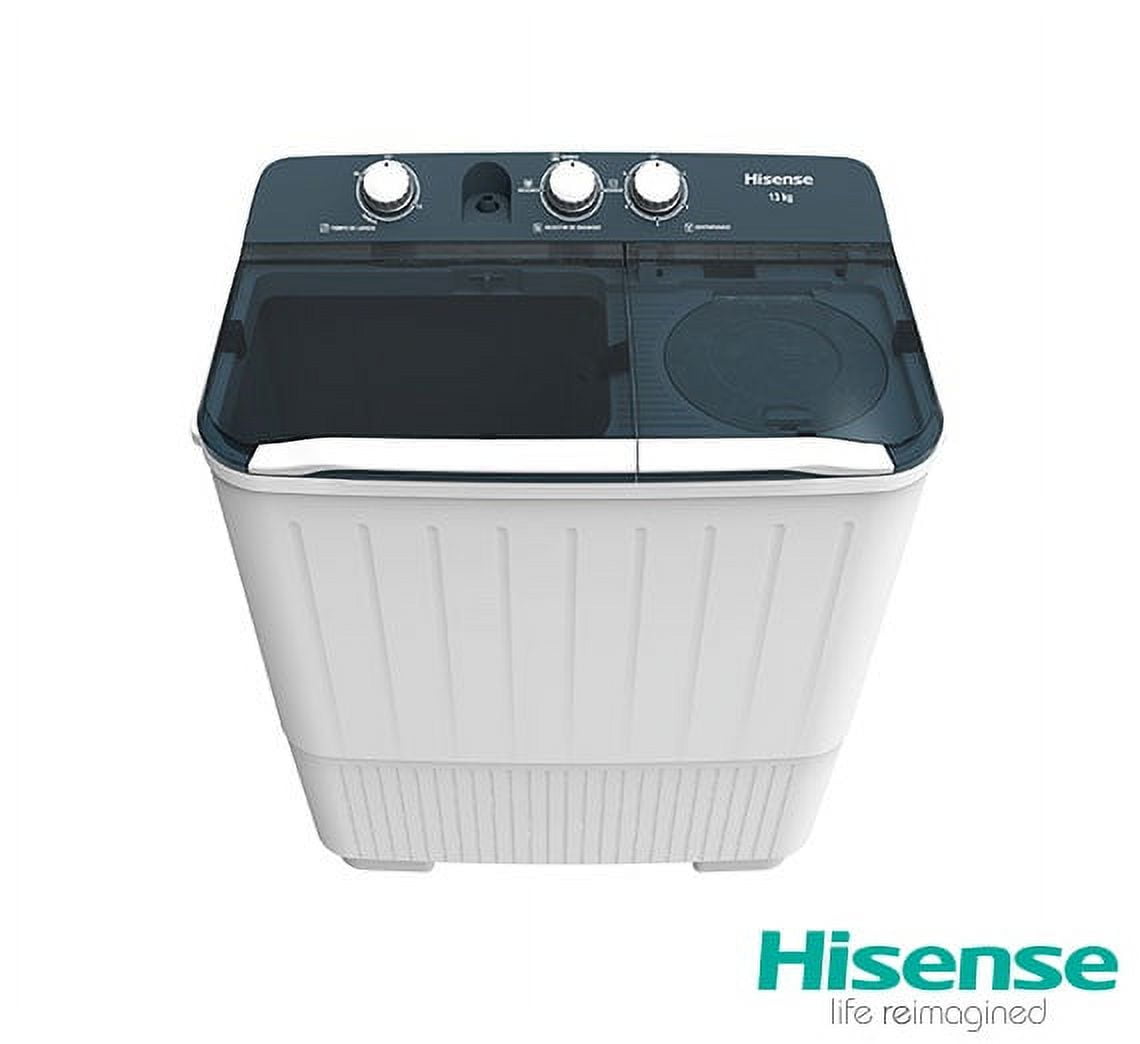 Lavadora Semiautomática Hisense 2 Tinas Motor Independiente 13KG WSA1301P | Walmart en línea