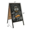 RHF 22" x 40" Chalkboard Sign,Standing Chalkboard Easel,A Framed ...