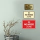 Signs ByLITA Classic Framed, No Noise Zone Sign (Blue) - Small ...