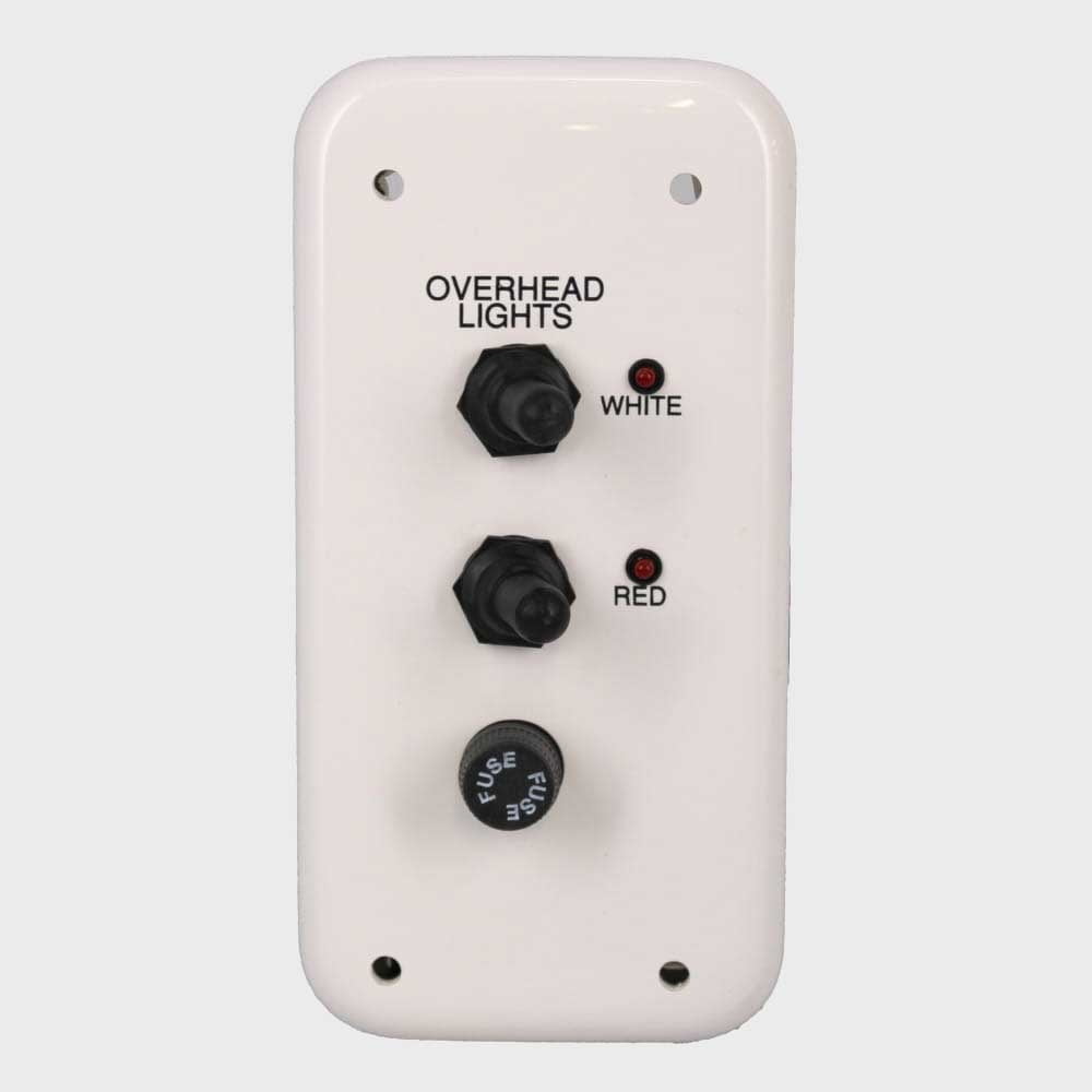 Triton Boat Switch Panel 209685 | Overhead Lights 3 x 6 Inch White ...