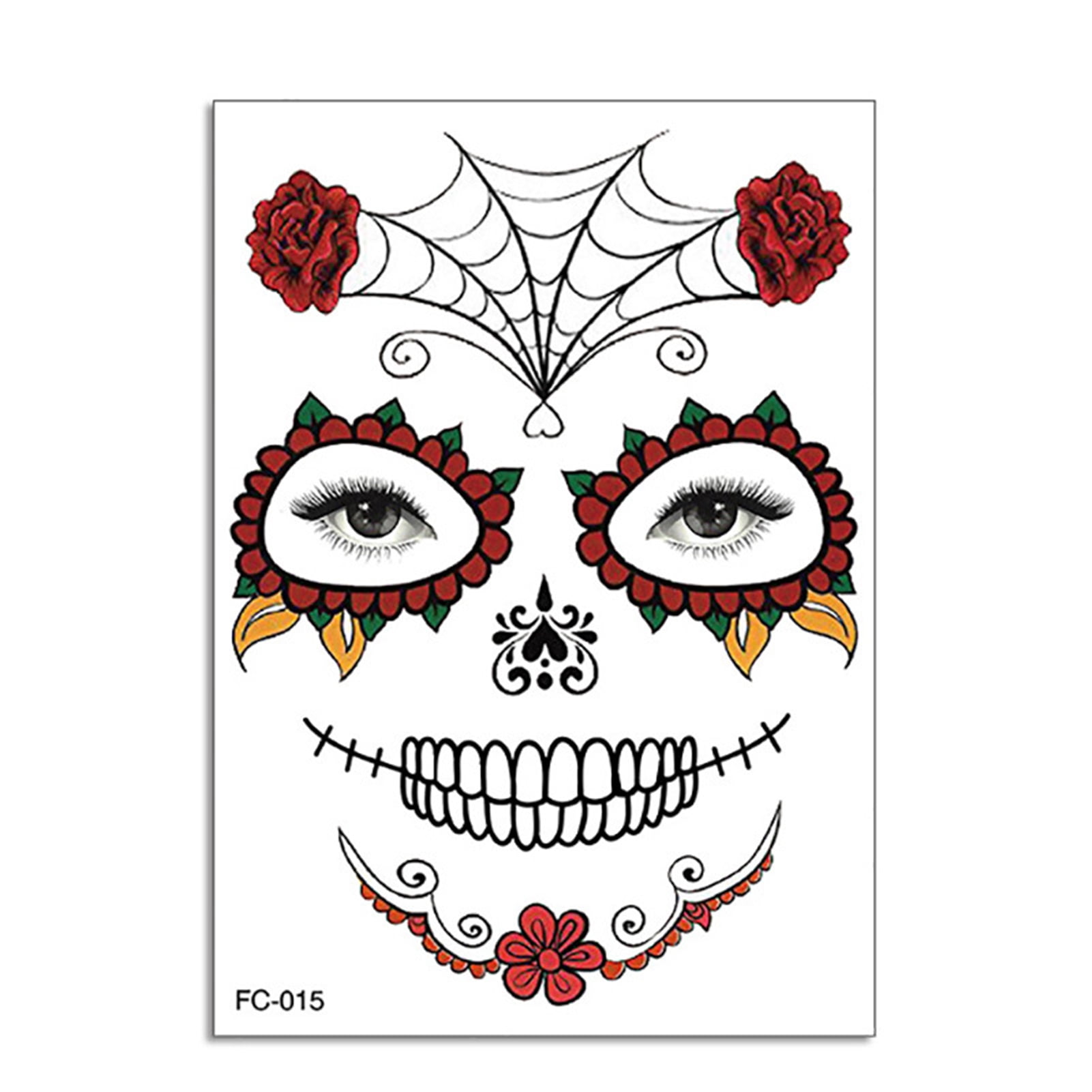 Bluethy Tattoo Sticker Skin-friendly Eye-catching Paper Bloody Scars ...