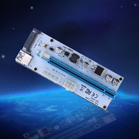 PCI-E Riser Board PCI-E 1x to 16x 16x adapter; PCI-E extender; Extender ...