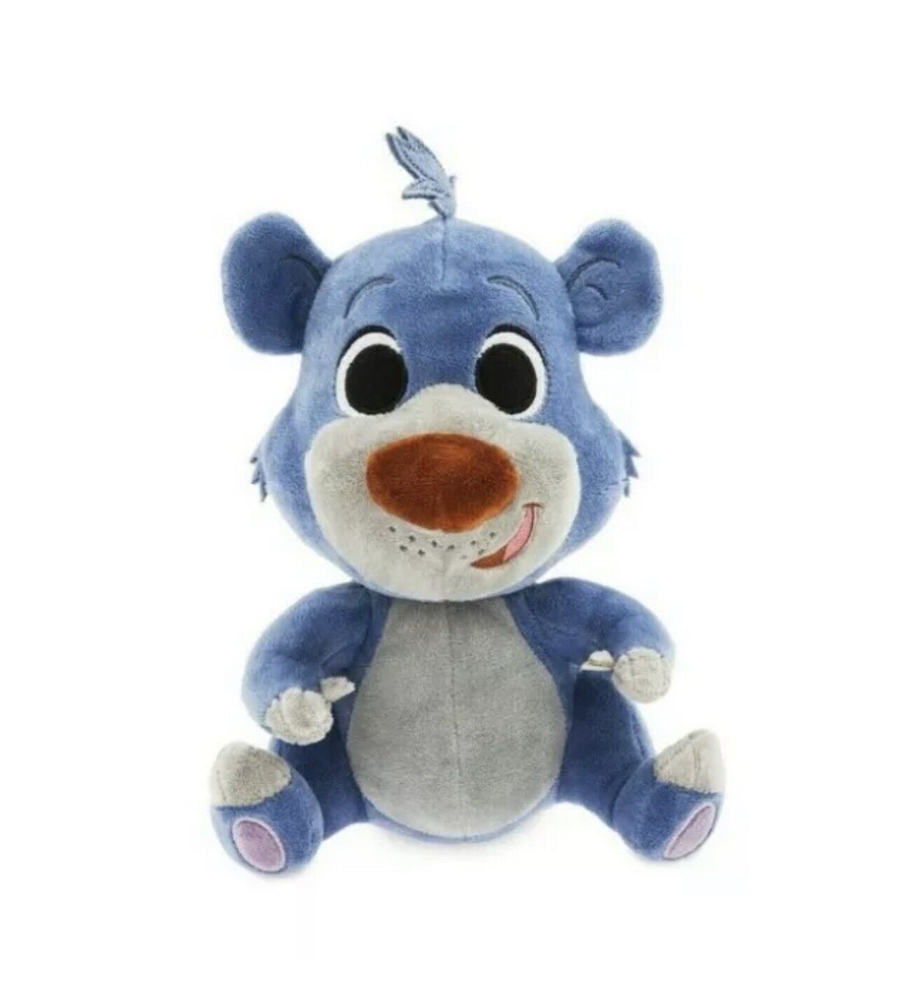 Baby Baloo Grey Bear Jungle Stuffed Animal Plush Soft Doll 9" Book ...