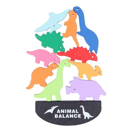 Dinosaur Stacking Blocks, Composite Wood Practical Portable Wooden ...