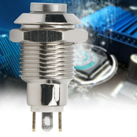 ANGGREK Metal Button Switch, Push Button Switch Safe For Low‑Current ...