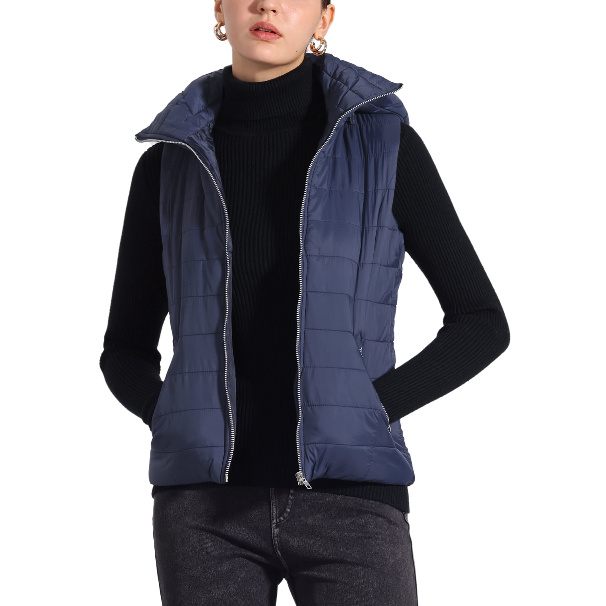 Click here for Inspire Chic Quilted Jacket For Womens Sleeveless... prices