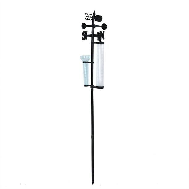 Weather Station, 3 in 1 Yard Weather Indicator with Wind Direction ...