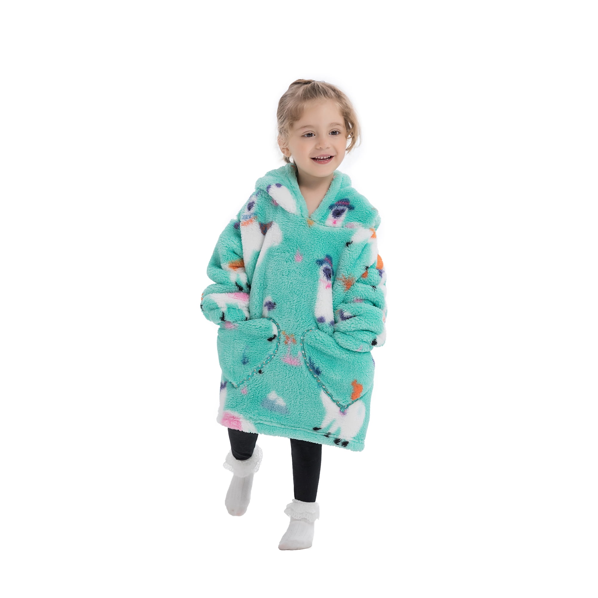 Click here for Caitzr Oversized Wearable Blanket Hoodie For Adult... prices