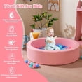 Barara King 25D Sponge Filling Foam Ball Pit 42.5 Inch Round Washable ...