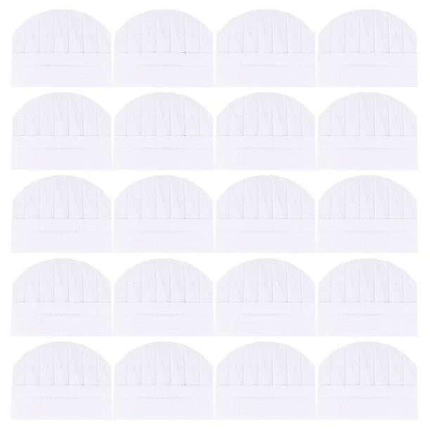 20pcs teenager Disposable Chef Hats Lightweight Headgear Simple Head ...