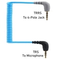 FEFEDFAA-TRS to TRRS Adapter for DJI Mic 1/2 / Mic1 / Mic2 / Rode ...