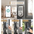 Keyless Entry Door Lock with 2 Handle – Smart Deadbolt, App Control ...