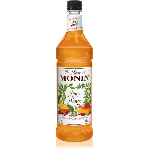 MONIN, JARABE MANGO SPICY, 1 LT (PET) MONIN Saborizante natural ...
