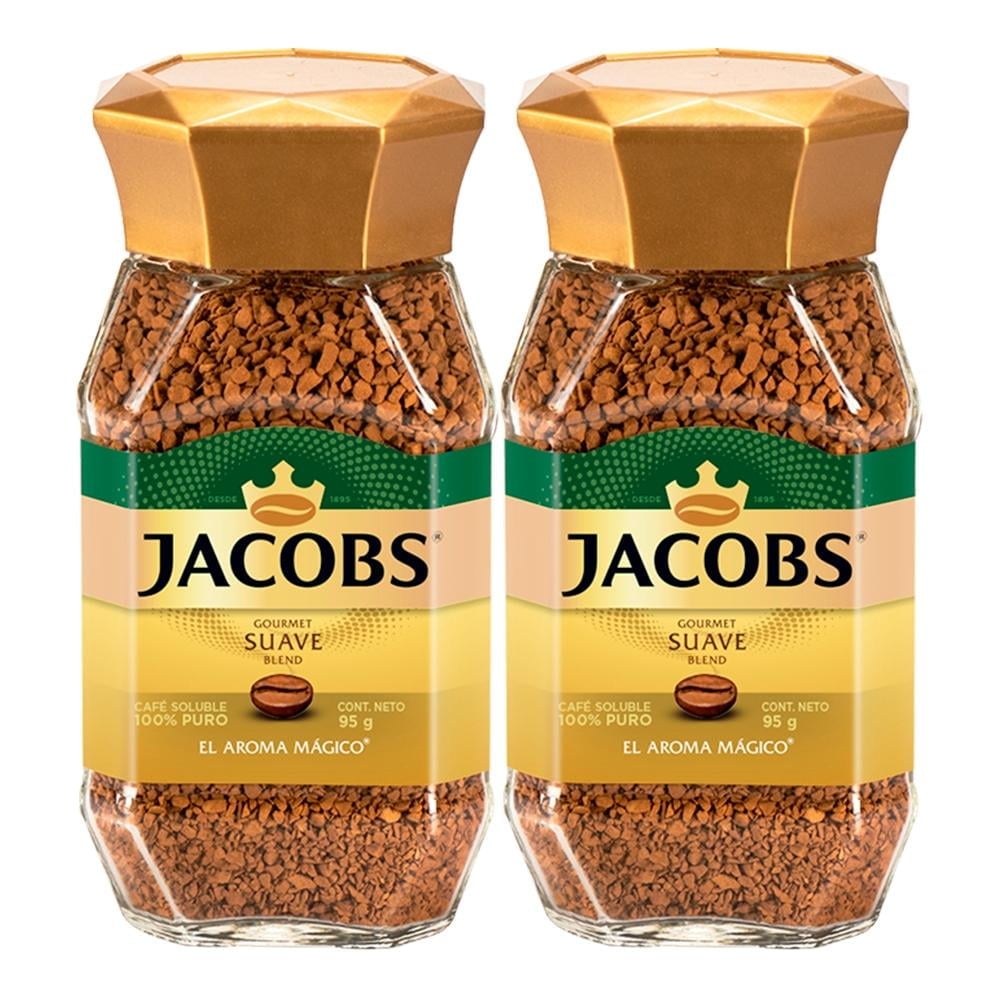 Café soluble Jacobs Suave 95 g 2 Pack | Walmart en línea