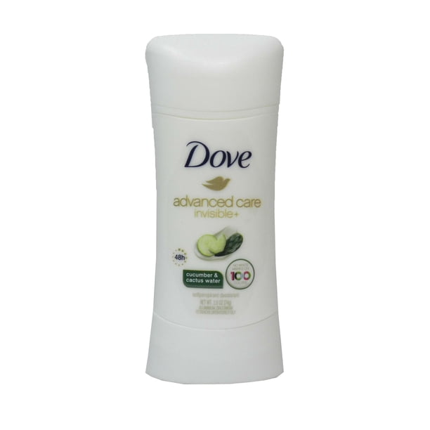 Dove Advanced Care Invisible+ 48HR Solid Deodorant Cucumber & Cactus ...