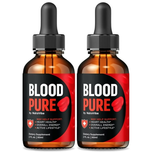 (2 Pack) Glucopure Drops, Advanced Blood Support Liquid Drops, All ...