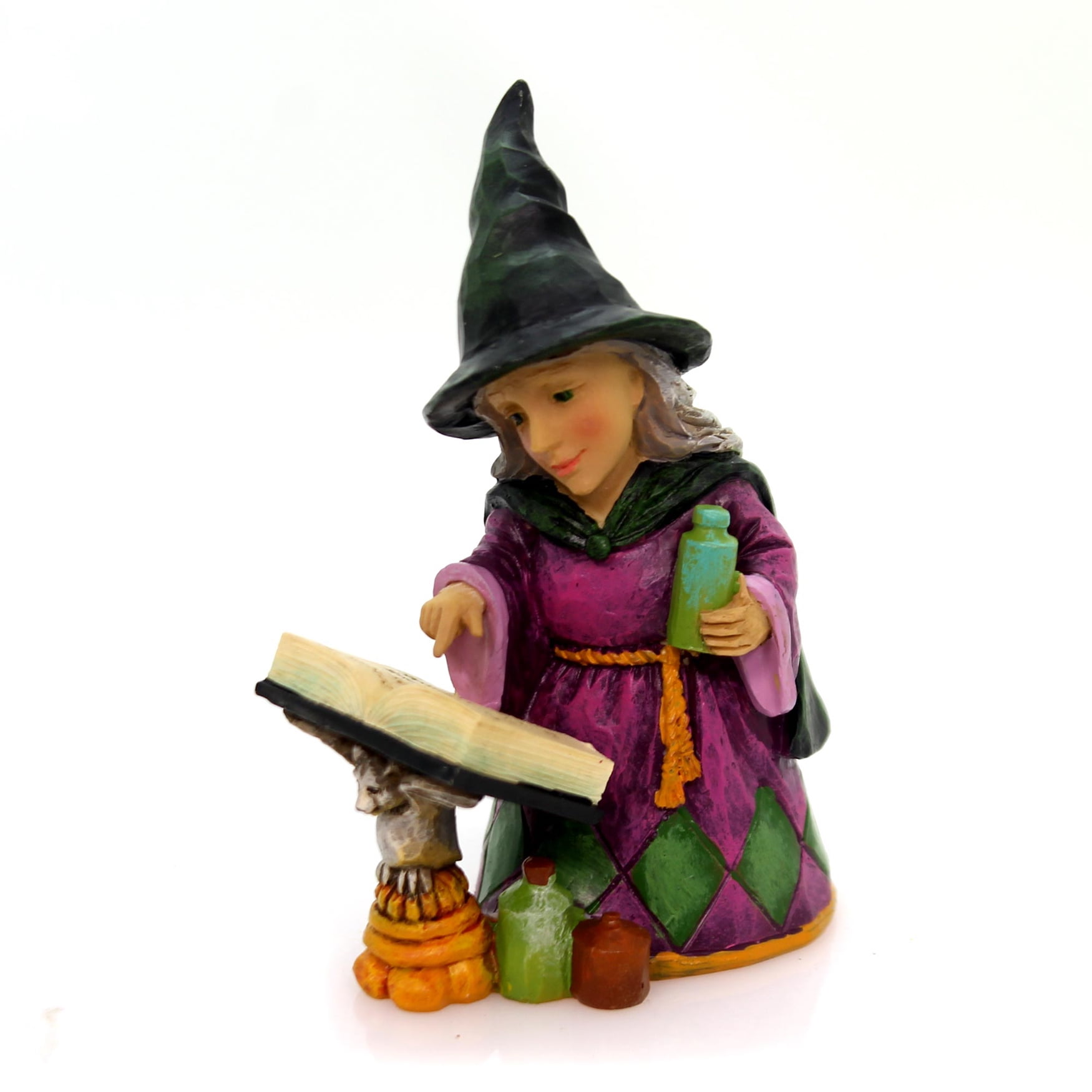 Jim Shore WITCH POTION SPELL BOOK MINI Polyresin Halloween 4058851 ...