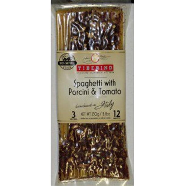 Tiberino 314870 Spaghetti with Porcini & Tomato Sauce Pasta, 7 oz ...