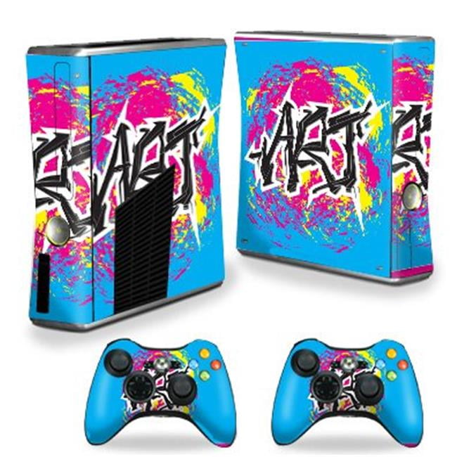 MightySkins XBOX360S-Art Graffiti Skin for X-Box 360 Xbox 360 S Console ...