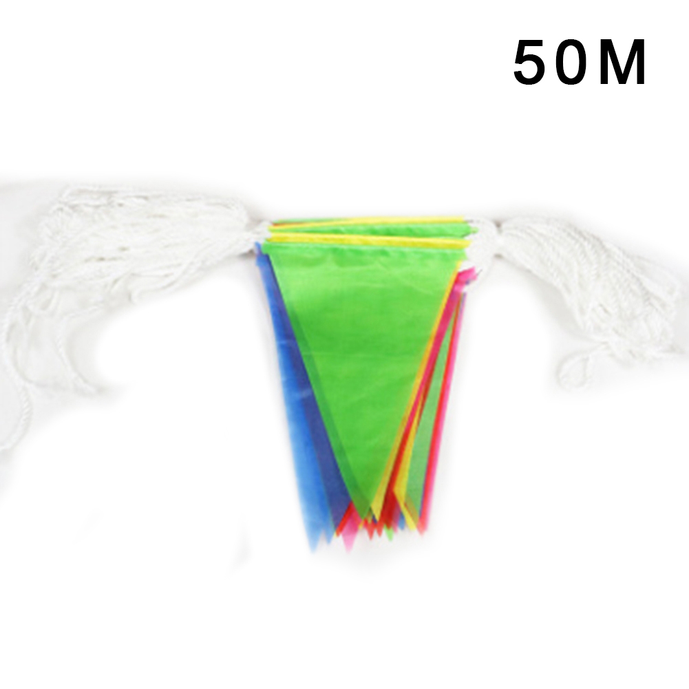 Outdoor Colourful Triangle String Flag Pennant Banner Classroom Party Outdoor Colourful Triangle String Flag Pennant Banner Classroom Party