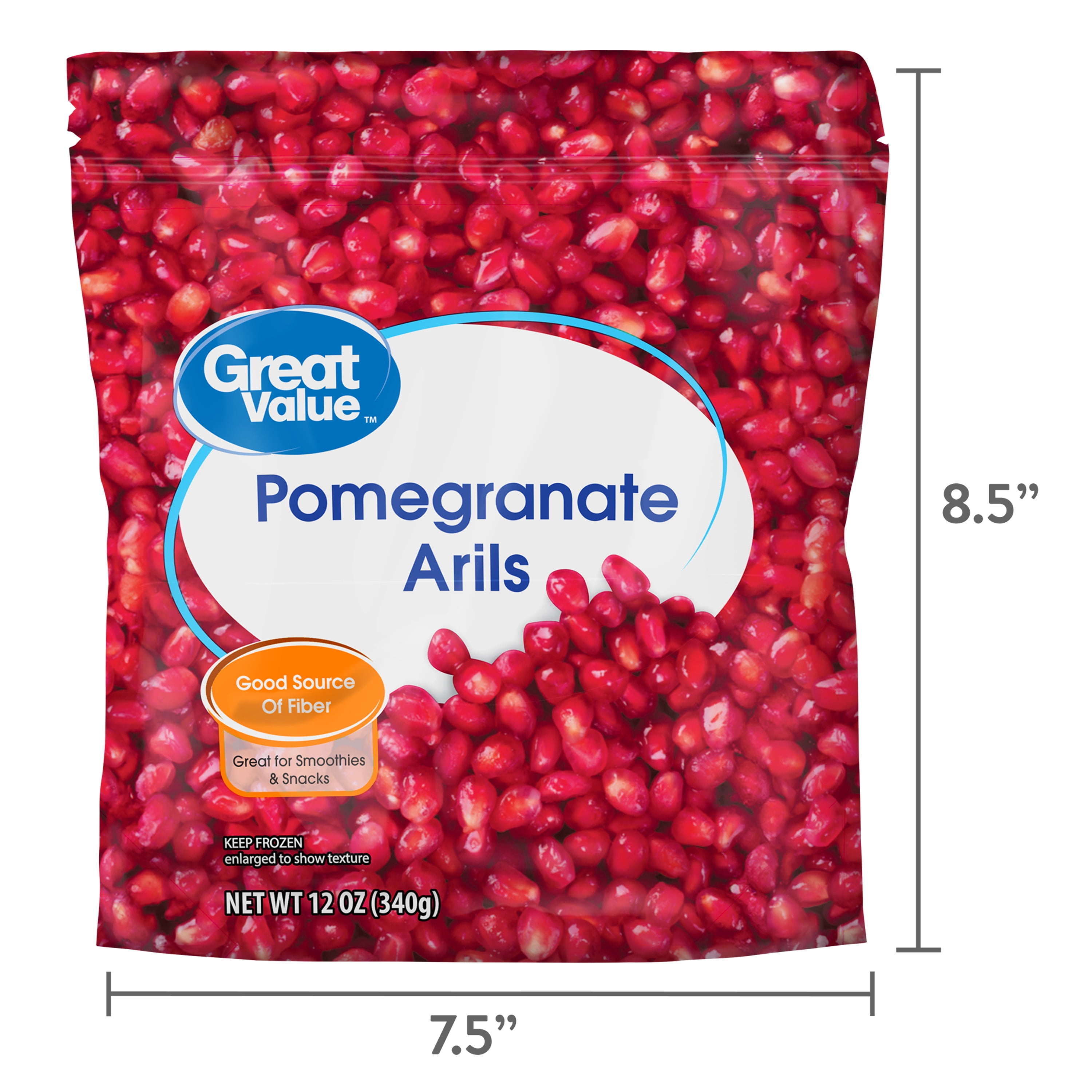 Great Value Pomegranate Arils 12 oz Frozen Walmart