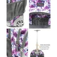 Tilami Purple Waves 18 inch Kids Rolling Backpack Laptop Backpack ...