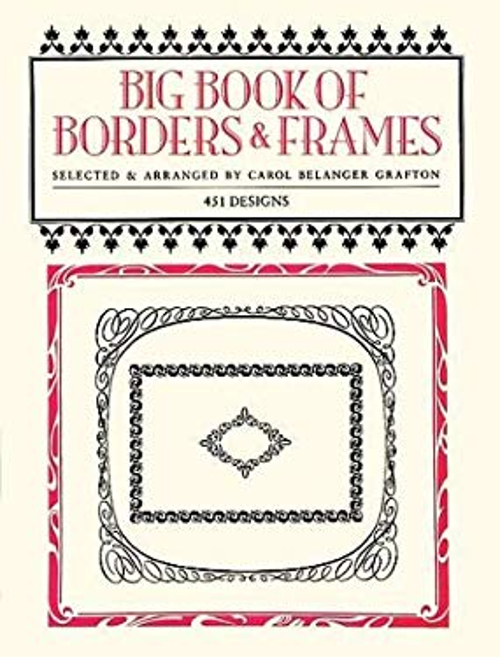 Pre-Owned Big Book of Borders and Frames (Paperback) 0486282430 ...