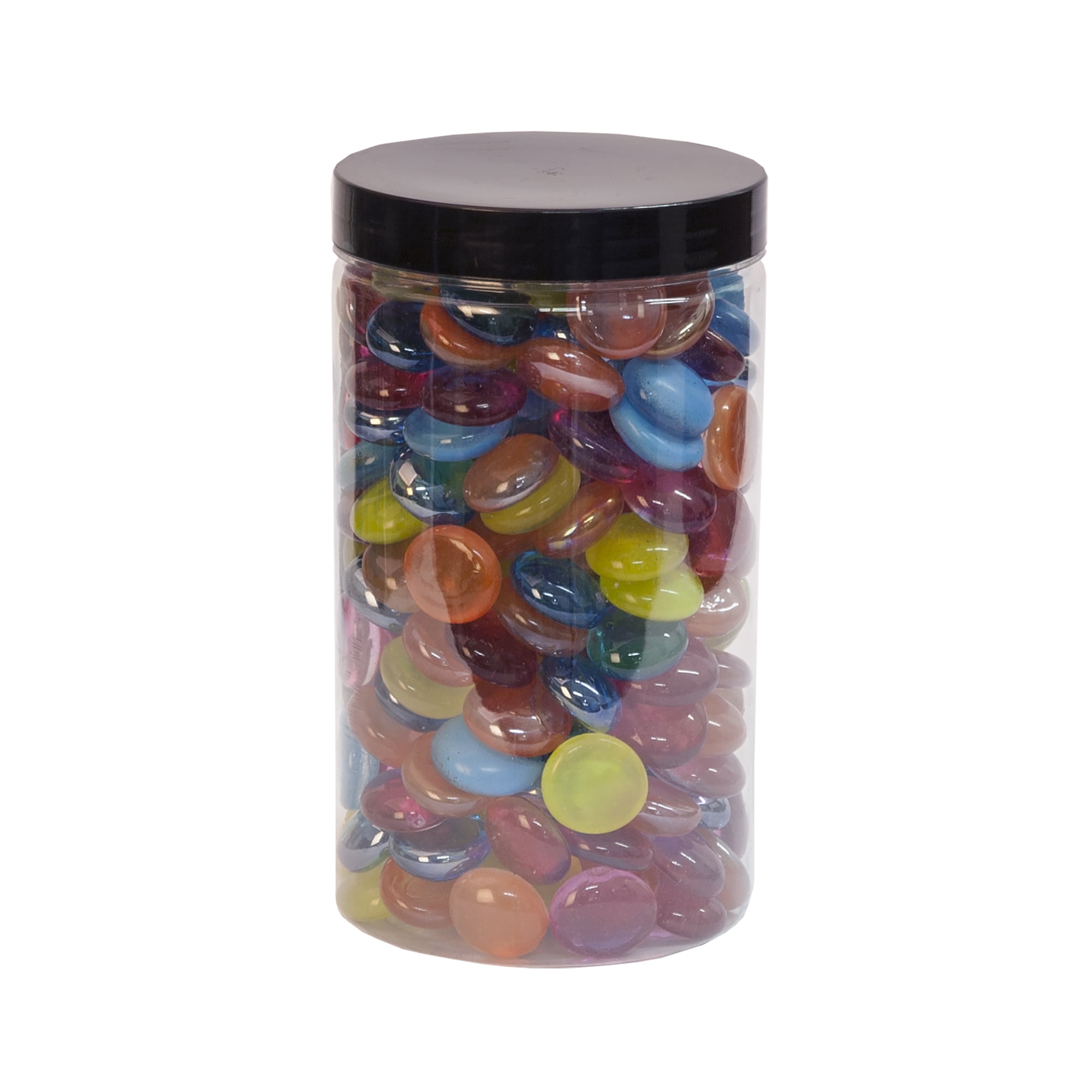Akasha Decorative Tropical Glass Gems, 38 oz. Jar, Multicolor - Walmart.com