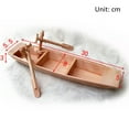 Wooden Mini Boat Model Small Wooden Fishing Boat Small Model Boat for ...