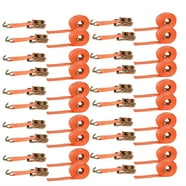 "VEVOR E-Track Ratchet Strap, 18 Pack 2"" x 15', 4400 lbs Strength, Tie ...