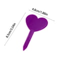 100 Pieces Heart Shaped Plant Labels Waterproof Garden Markers Tags for ...