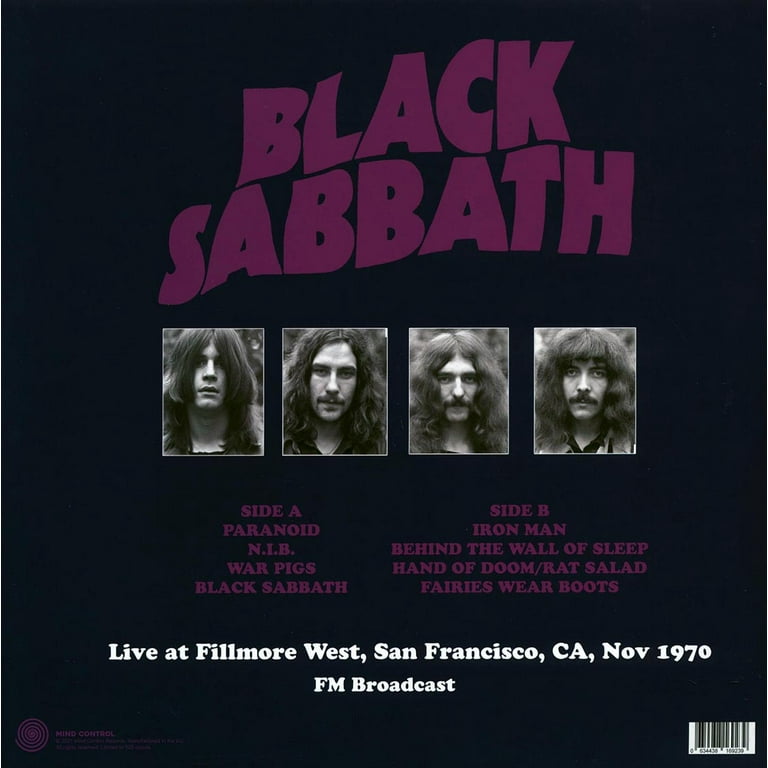 Black Sabbath Live 1970