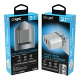 XYST XYS-342WCWT 3.4-Amp Dual USB Wall Charger with USB Port and USB ...