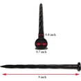 Plastic 8" Edging Nails, (25 Pack) Heavy Duty Anchoring Spikes for ...