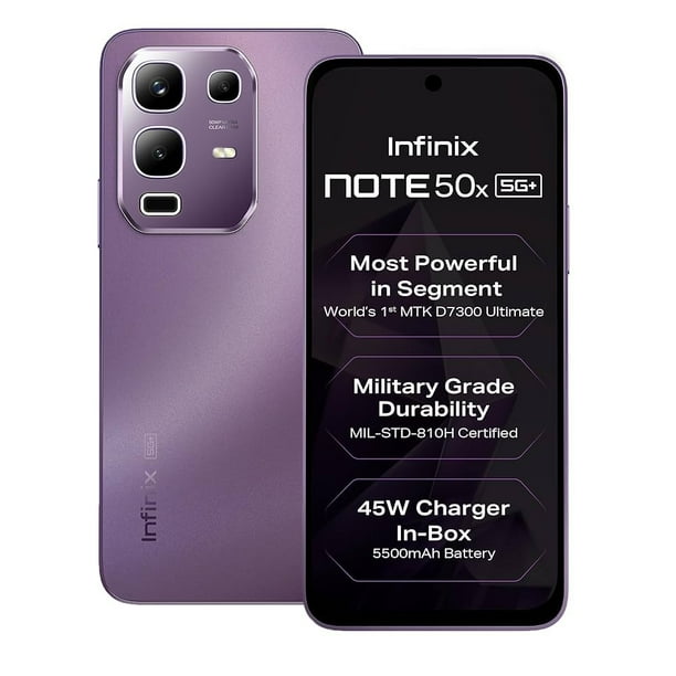 Infinix Note 50x 5g Dual Sim 256 morado 8 Gb Ram | Bodega Aurrera en línea