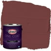 Glidden One Coat 1 Gallon Bordeaux / Red Semi-Gloss Exterior Paint with ...